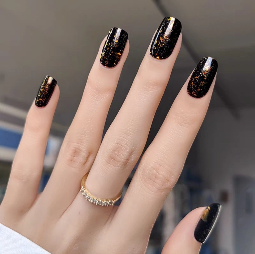 A Little Tease - Floral Gel Nails – The Real Gel Nails